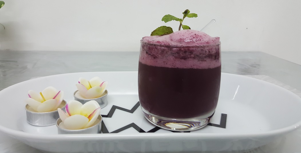 Black Grape Juice Mocktail | SimplyMeMySelf